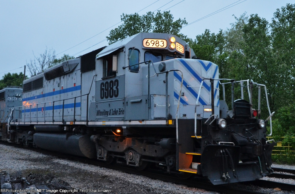 WE 6983 has been here quite a bit.